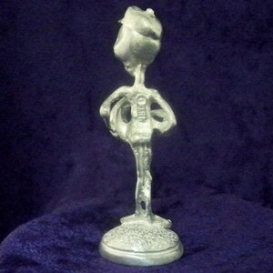 Baseball UFO Alien at the Pitcher's Mound Pewter Statue S-005 - Etsy