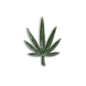 Large Marijuana Leaf Pin - Etsy