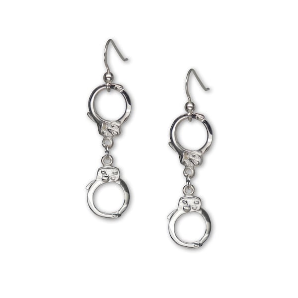 Silver Handcuff - Etsy