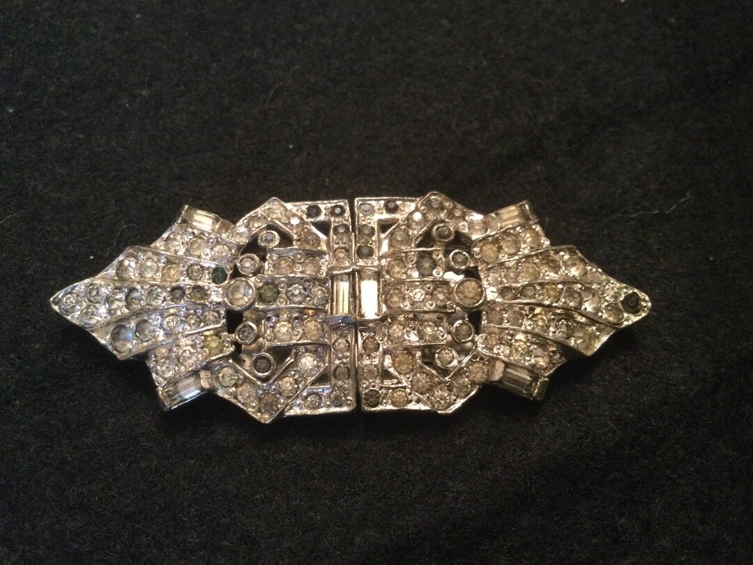 Rhinestone Brooch Dress Pins: Yours to Refurbish and Restore - Etsy