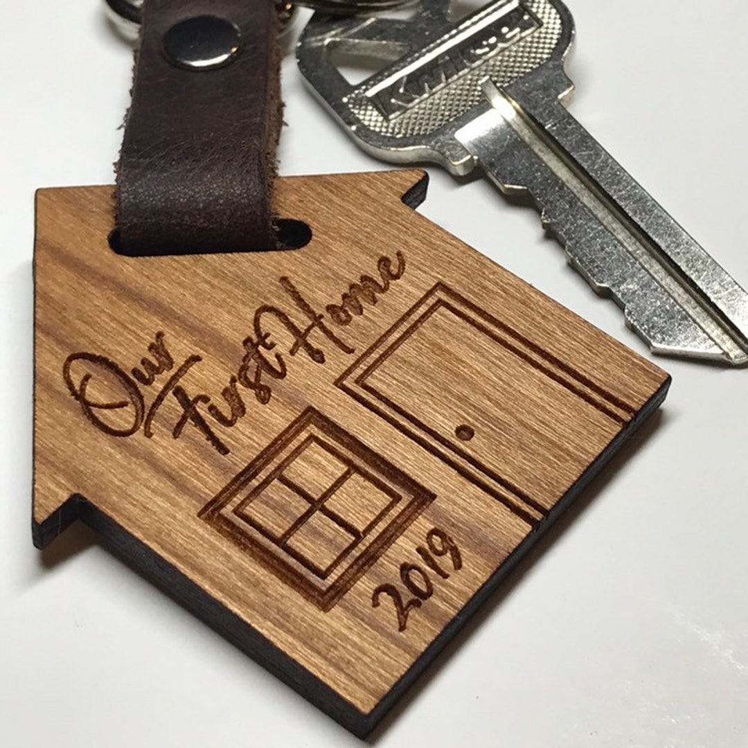 New Home Key Chain. Real Estate Agent. Our First Home Gift. Closing ...