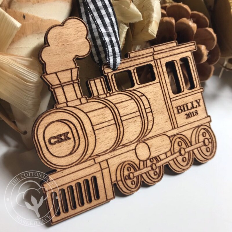 Train Ornament - Etsy