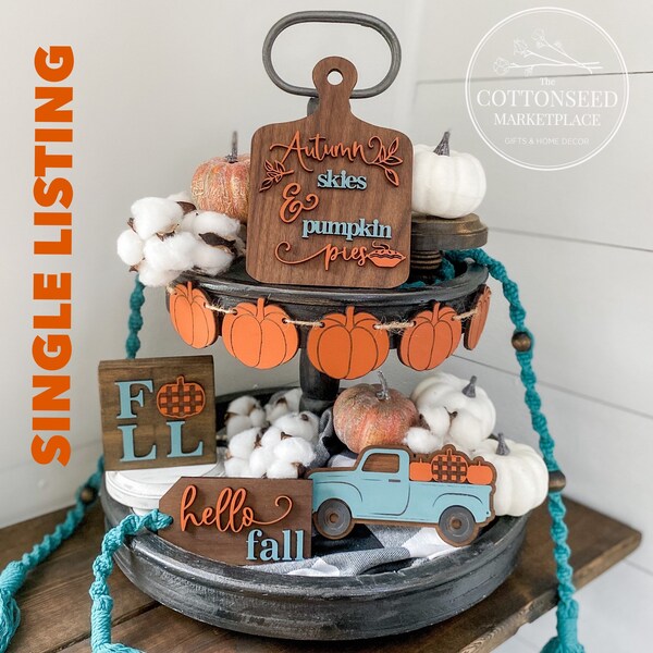 Teal Fall Decor - Etsy