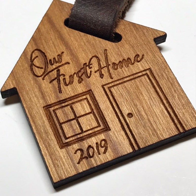 New Home Key Chain. Real Estate Agent. Our First Home Gift. - Etsy