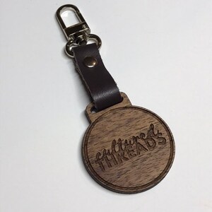 Employee Gift Idea. Logo Key Chain. Gift Idea for Work. Corporate Wood ...