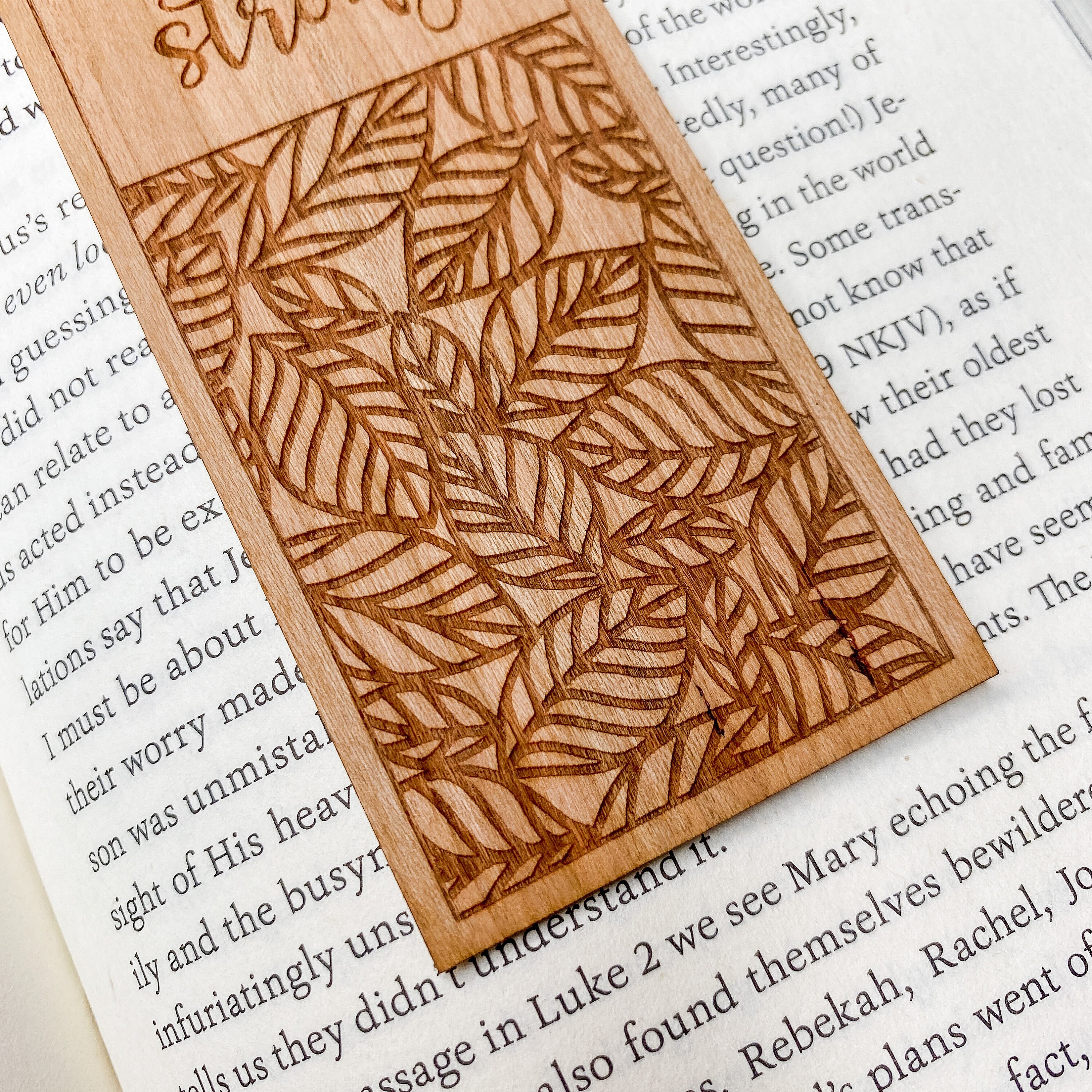 Engraved Wooden Bookmark: Stand Tall & Strong, Encouragement Gift - Etsy
