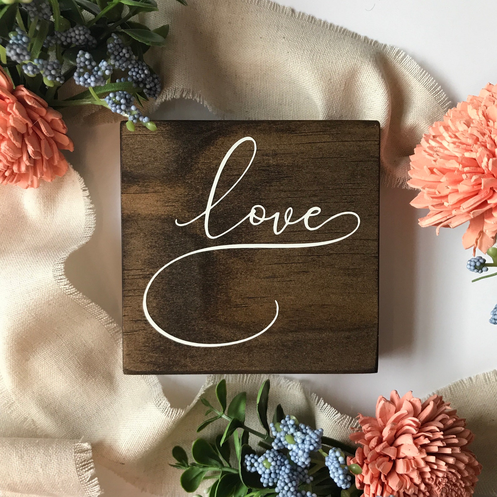 Mini Wood Signs. Small Sign for Home. Happy Laughter Wine. | Etsy