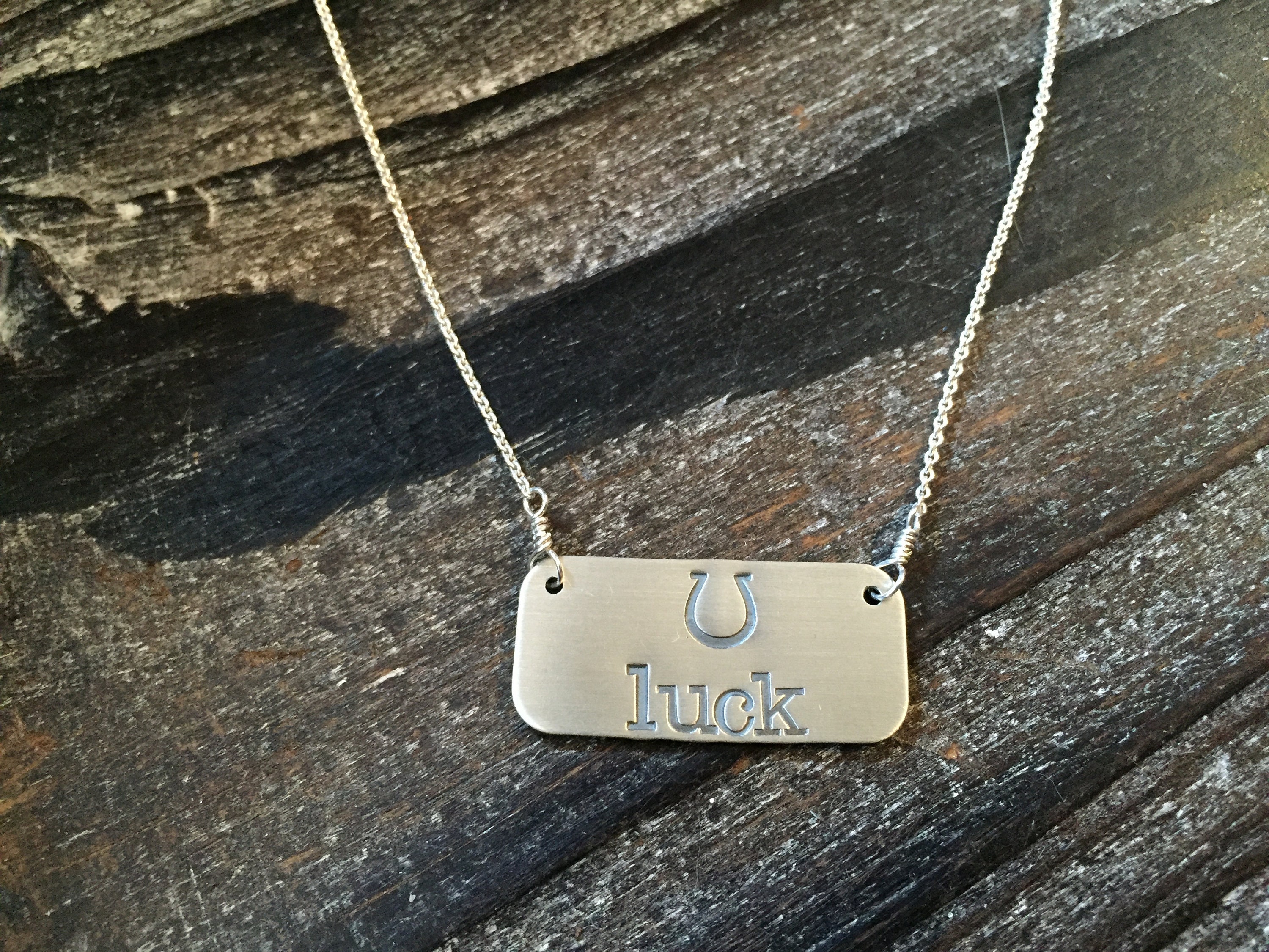 Indianapolis Colts Luck Pendant Necklace - Etsy