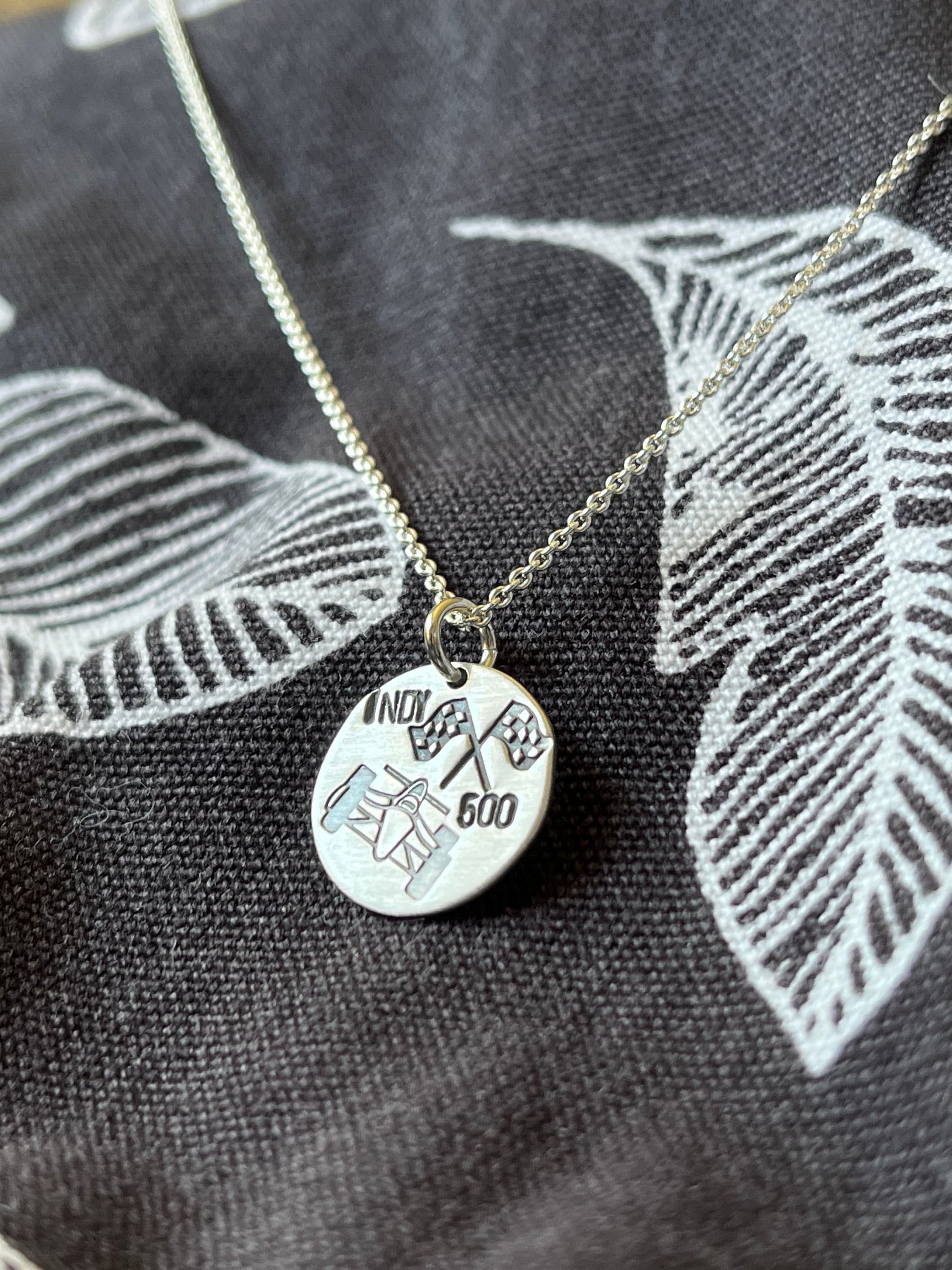 Indy 500 Charm or Necklace Indianapolis Speedway Memorabilia the ...