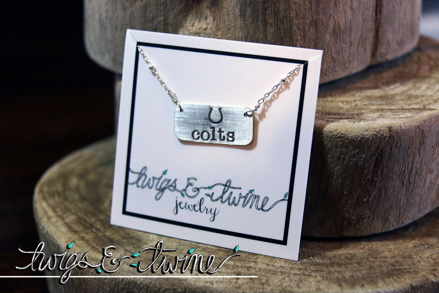 Indianapolis Colts Luck Pendant Necklace - Etsy