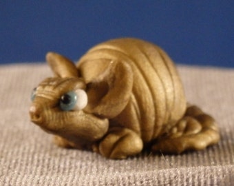 Armadillo garden art | Etsy