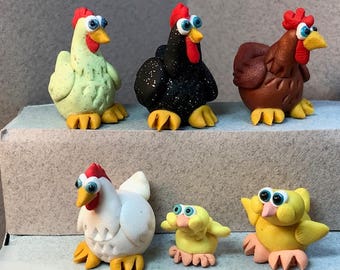 Miniature chickens | Etsy
