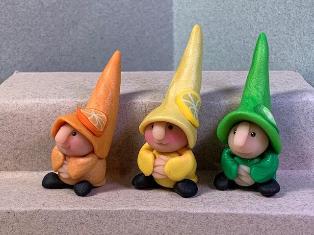 Tiny Female Gnome Folk Miniatures in 'TASTEFUL' | Etsy