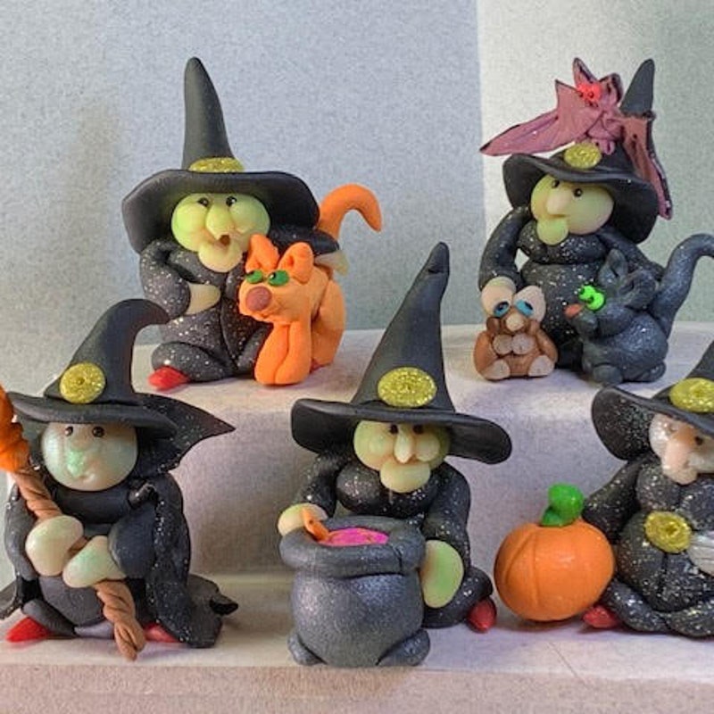 Polymer Clay Witches - Etsy