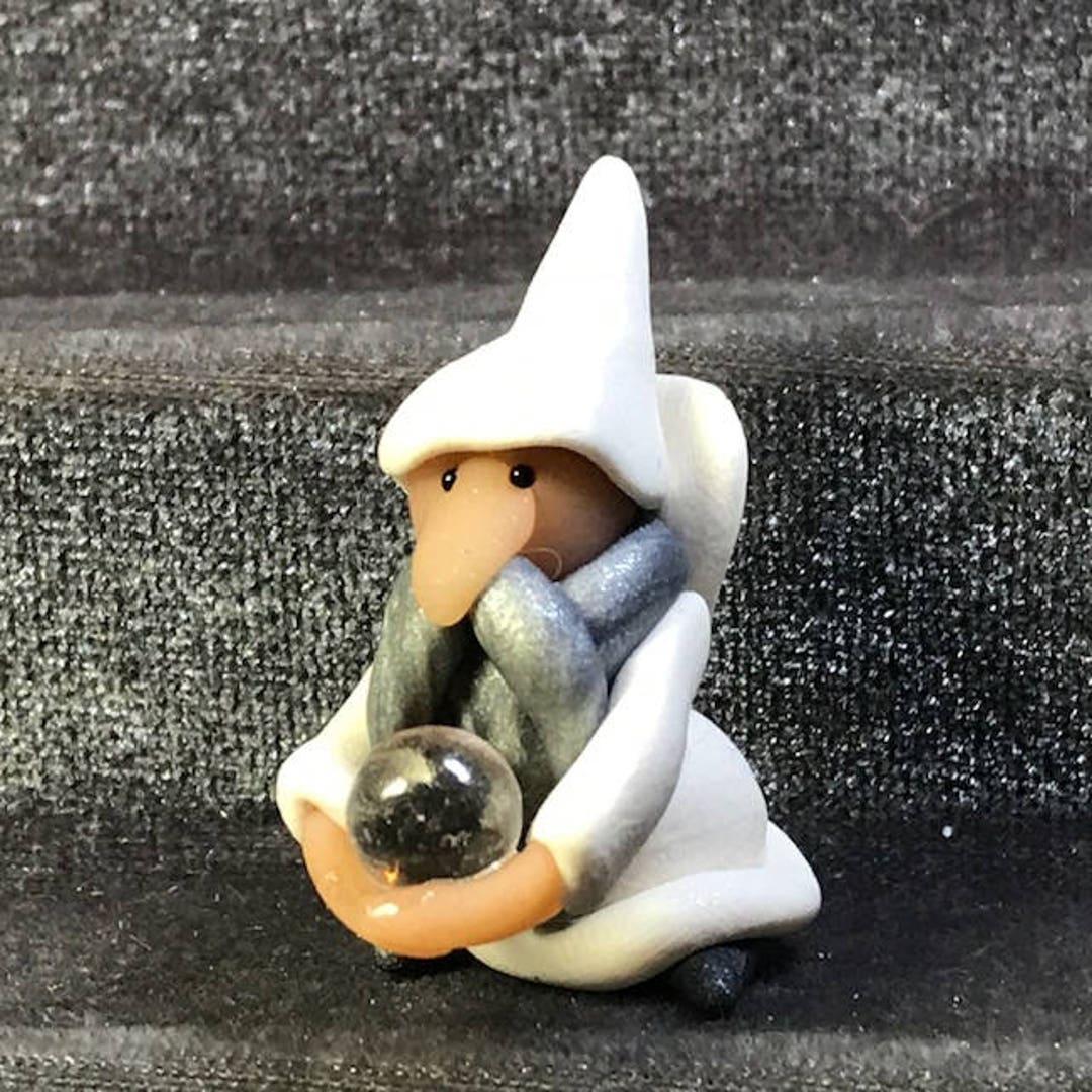 Tiny Wizard Miniatures, in Whites and Fantasy Colors! Your Choice of ...