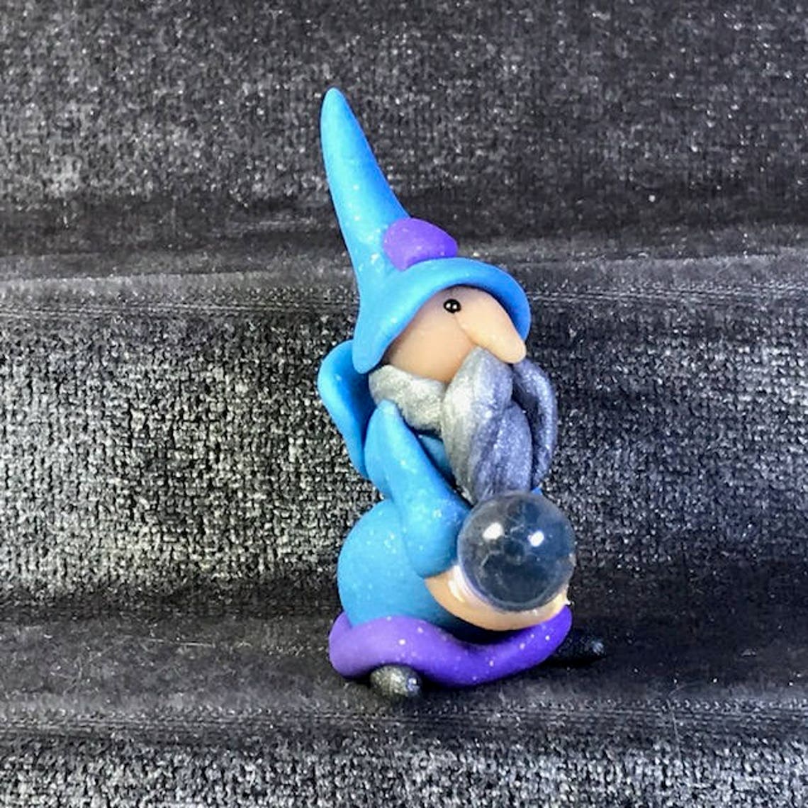 Tiny Wizard miniatures in whites and fantasy colors Your | Etsy