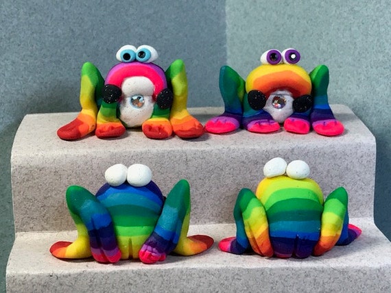 Get Out Frog Rainbow