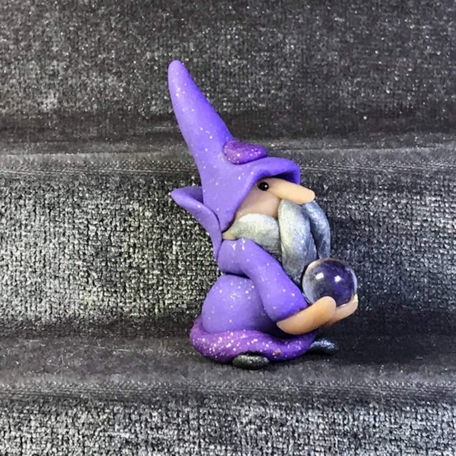 Tiny Wizard Miniatures in Whites and Fantasy Colors Your | Etsy