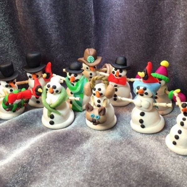 Snow Buddies Figurines - Etsy