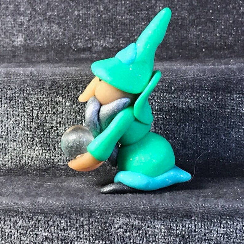 Tiny Wizard Miniatures in Whites and Fantasy Colors Your | Etsy