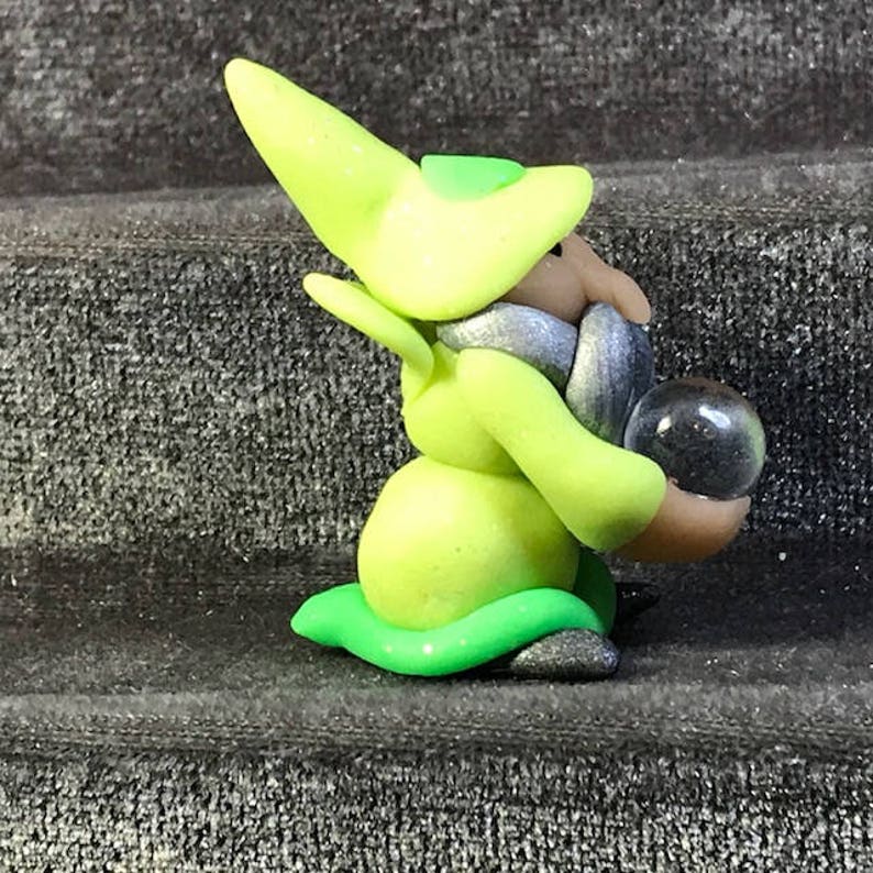 Tiny Wizard Miniatures in Whites and Fantasy Colors Your | Etsy