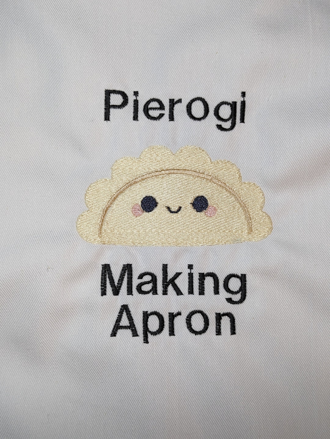 Pierogi Apron, Pierogi Making Apron, Embroidered Apron, Christmas Apron ...