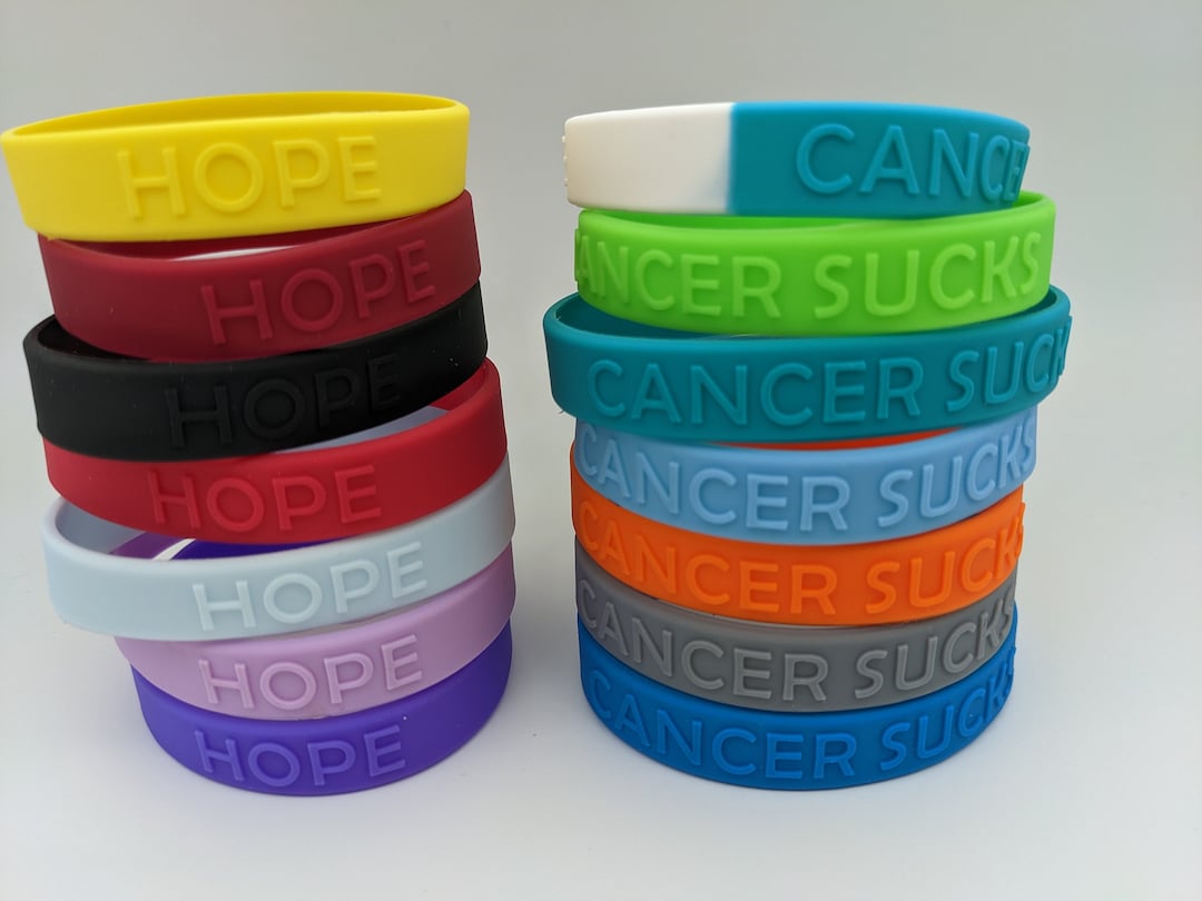 Cancer Awareness Wristband, 100% of Proceeds Go to American Cancer ...