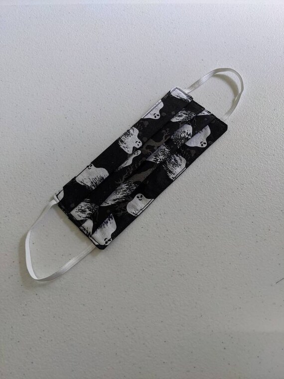 Ghost face mask Halloween face mask ghost face covering | Etsy