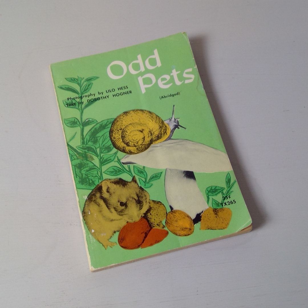 Vintage 1960 Odd Pets Abridged Dorothy Hogner Scholastic Book Services ...