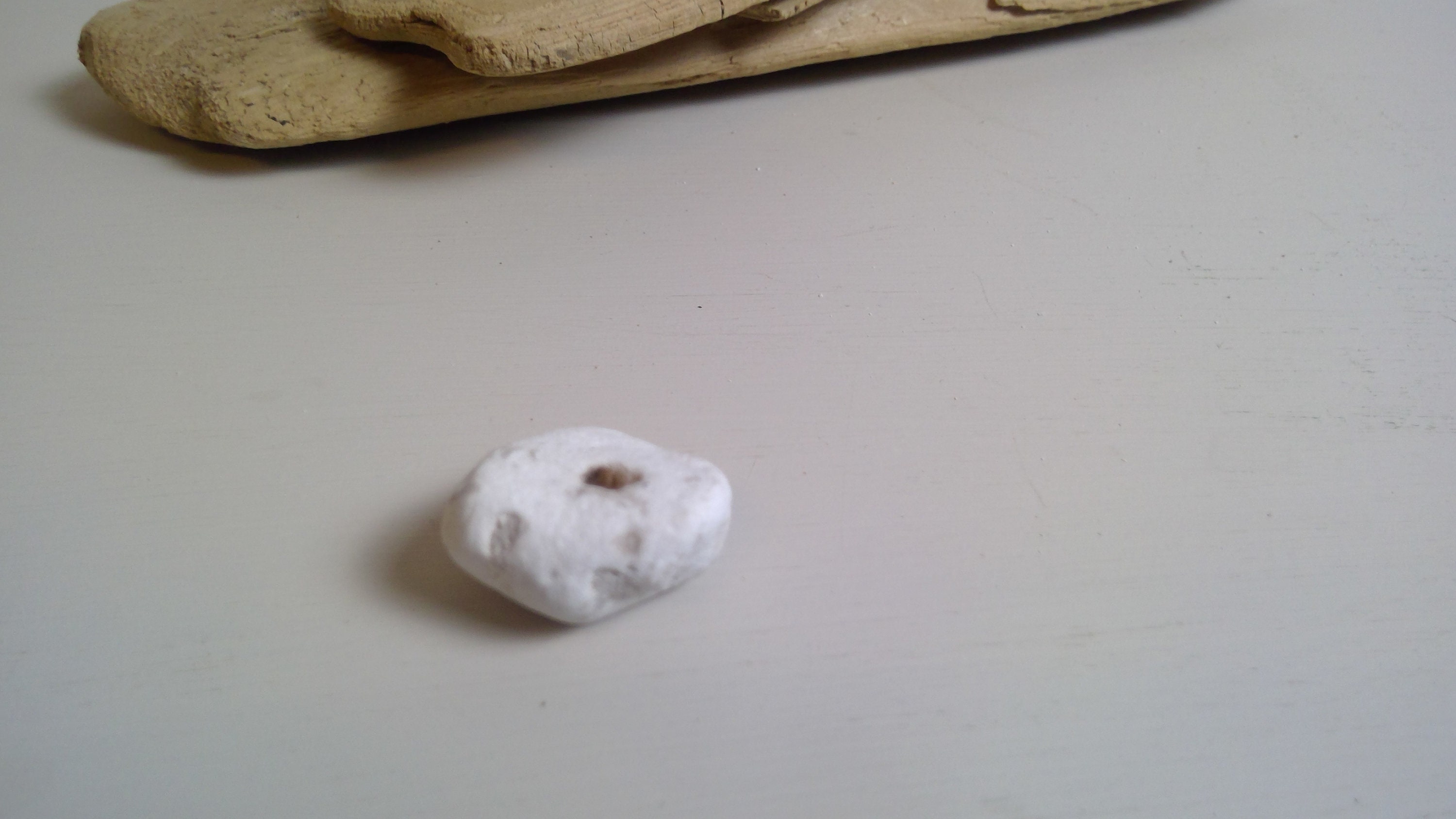 Natural Holey Rock White Rock With Hole Hag Stone - Etsy