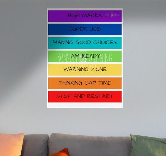 Rainbow Behavior Chart, Behavior Chart Classroom Decor, Classroom ...