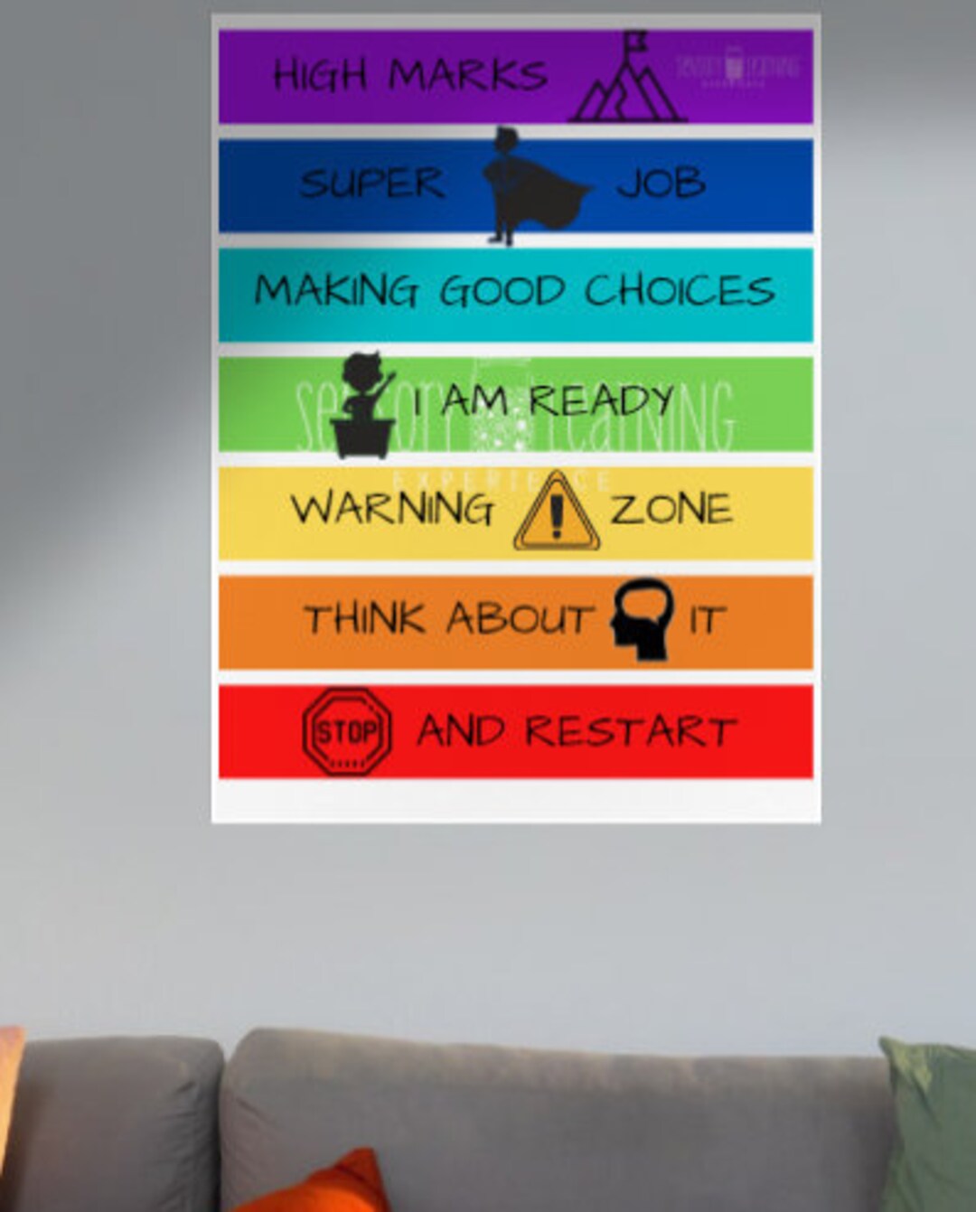 Rainbow Behavior Chart, Behavior Chart Classroom Decor, Classroom ...