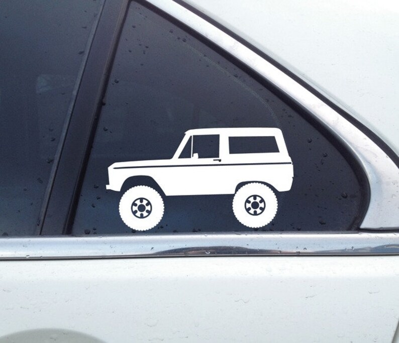 2X Lifted 4x4 Outline Stickers for Ford Bronco 1966-1977 - Etsy