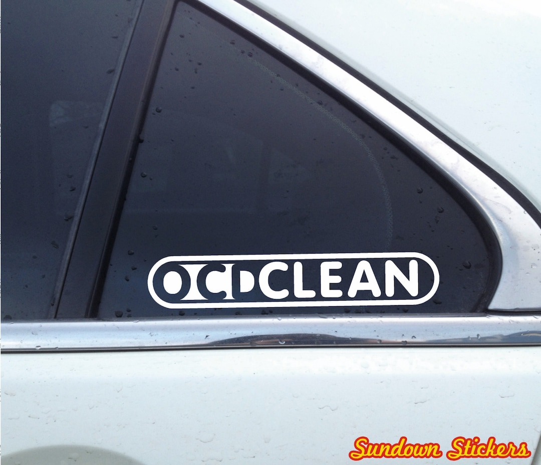 2X OCD Clean Stickers Vag Jdm Car Scene Decals V130 AD696 - Etsy