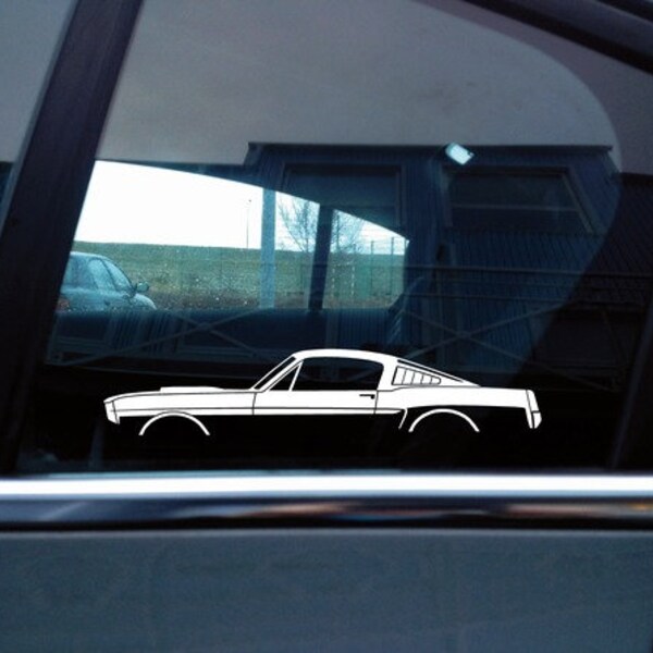 1966 Ford Mustang Sticker - Etsy