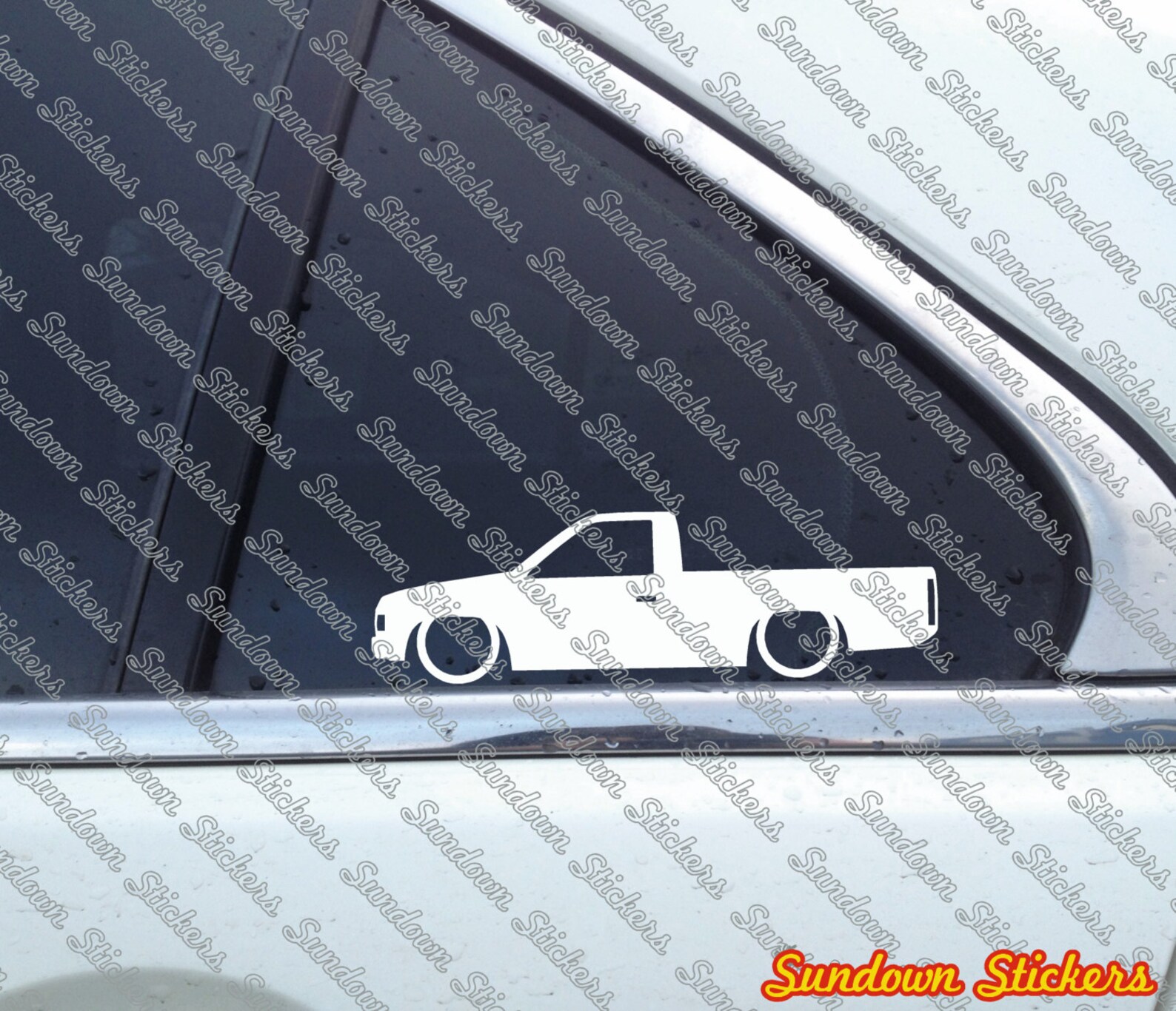 2X Low Car Outline Stickers for Nissan Hardbody Single Cab - Etsy
