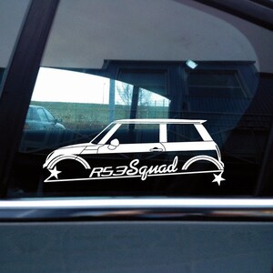 R53 Squad Sticker - for Mini Cooper S R53 | Mk1 | 1st Gen 2000-2006 ...