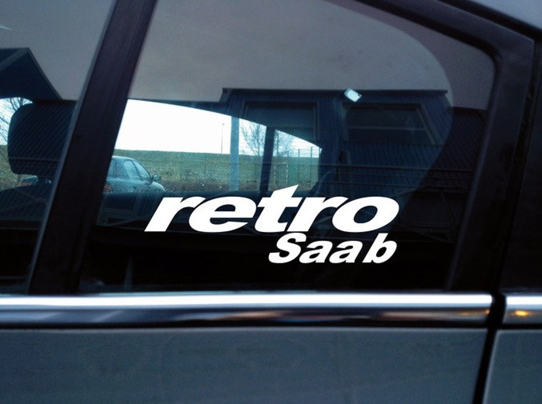2X Retro SAAB Stickers for Classic Saab 99 , 900, 9-3 9000 V94 AD357 - Etsy