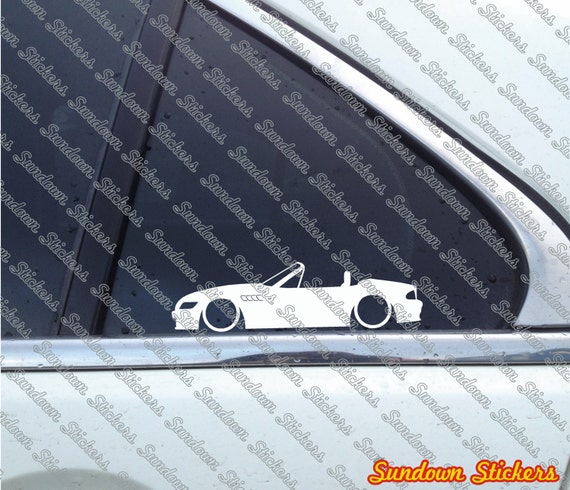 2X Low Car Outline Stickers for BMW Z3 Roadster / - Etsy