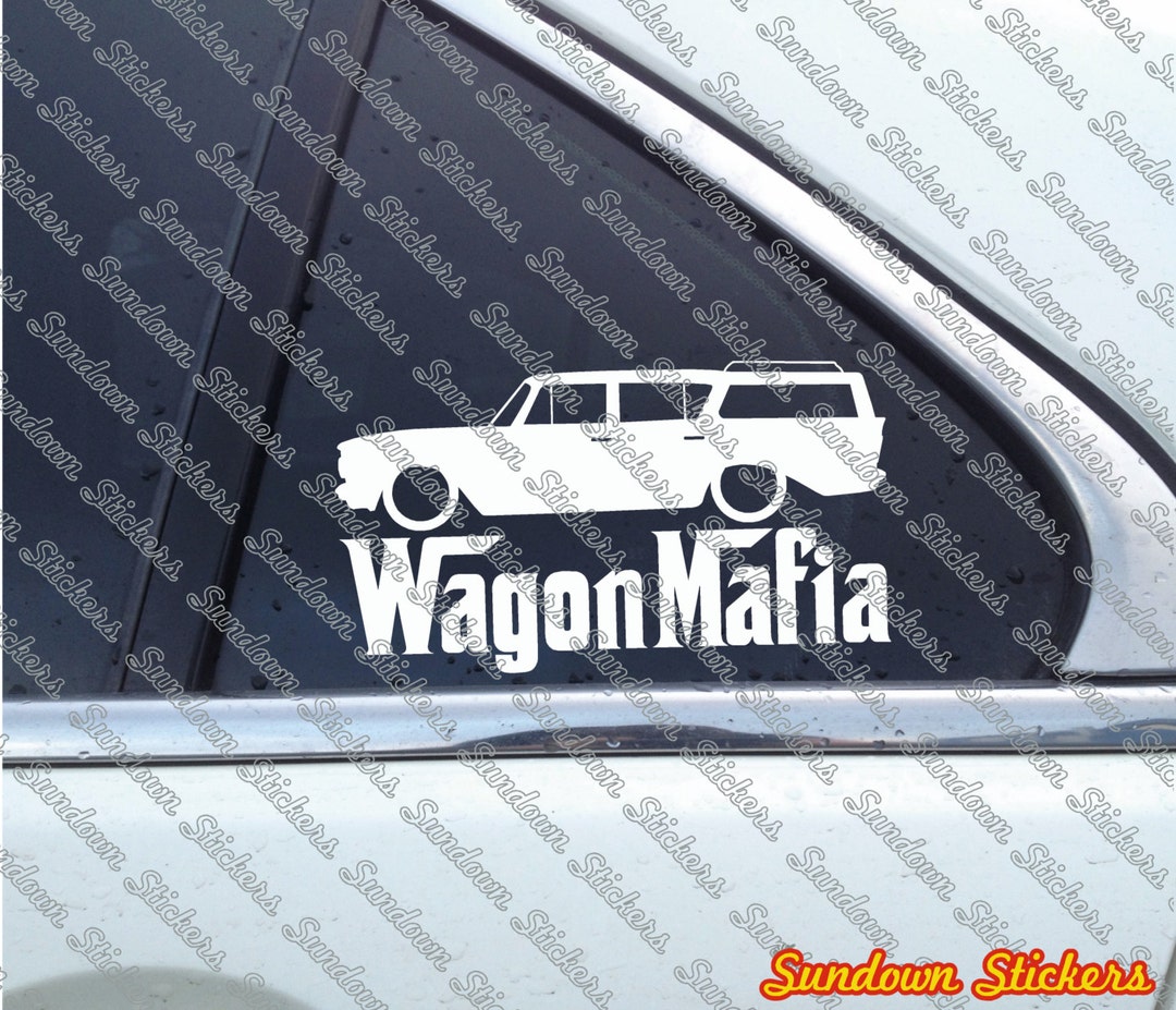 Low WAGON MAFIA Car Sticker - for 1961 AMC Rambler Classic Station ...