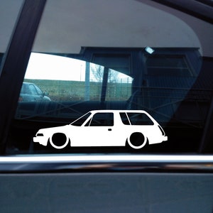 2x Lowered Car Stickers for AMC Pacer Wagon Classic American Car L1283 ...