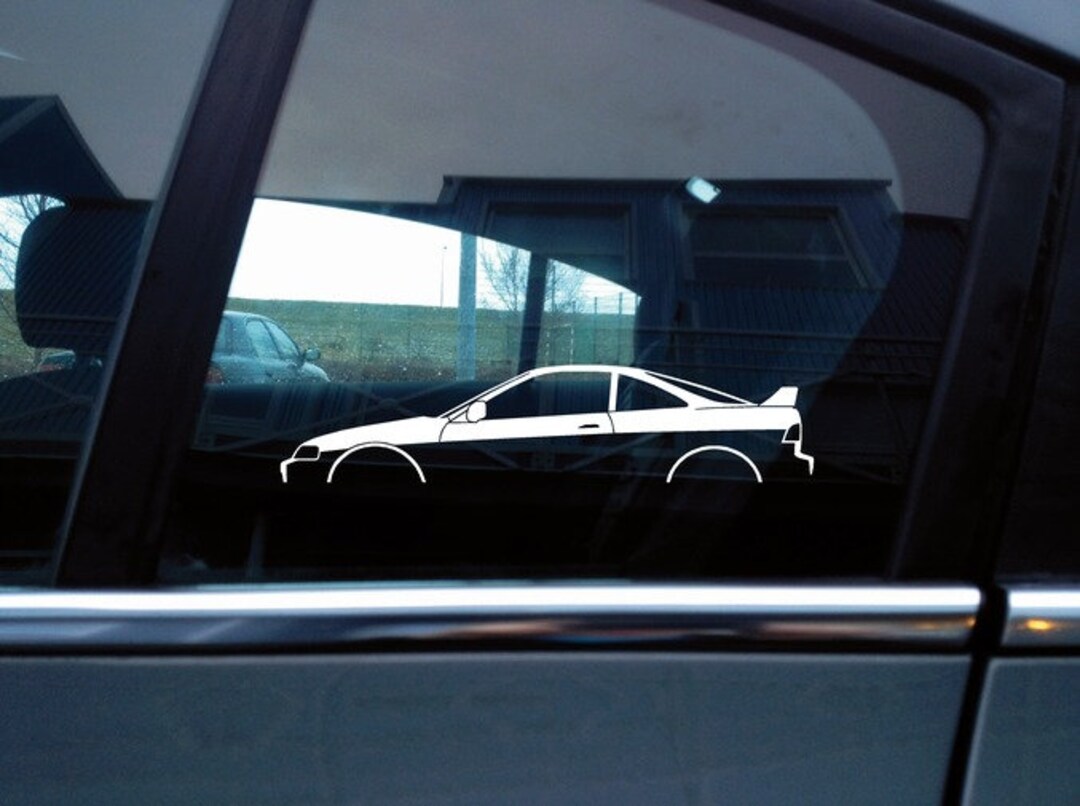 2X Car Silhouette Stickers for Honda Integra Type-r DC2 JAP SPEC JDM ...