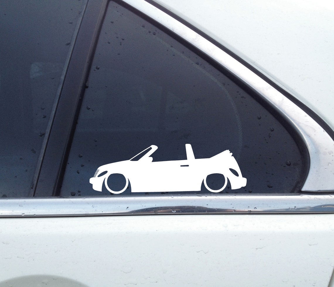 2X Lowered Car Stickers for Chrysler PT Cruiser Convertible - Etsy