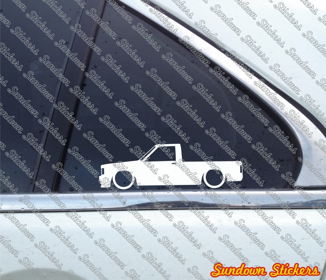 2X Low car outline stickers for Chevrolet S10 pickup | Etsy