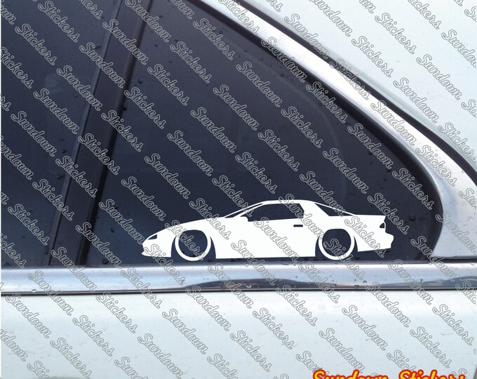 2X Low Car Outline Stickers for Chevrolet Camaro Z28, 4th Gen 1993-1997 ...