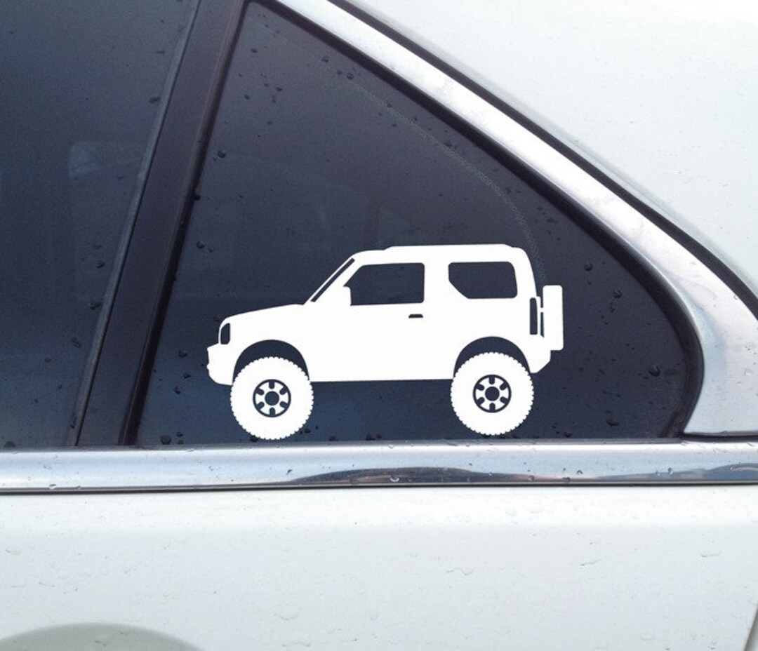 2X Lifted 4x4 Outline Stickers for Suzuki Jimny 3rd Gen JB33 / JB43 T13 ...
