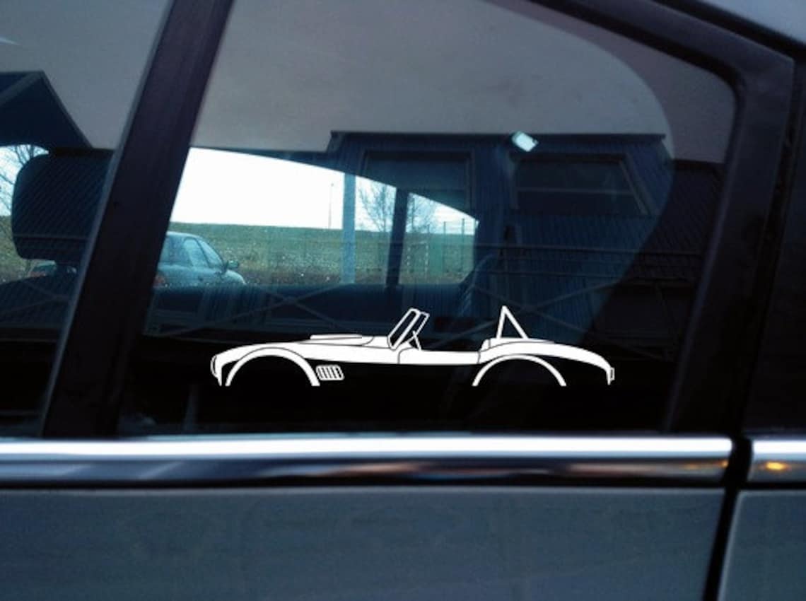 2X Car Silhouette Stickers for Shelby AC Cobra Classic - Etsy