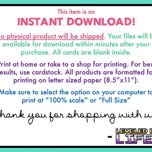 Math-themed Thank You Card | Digital Download Card | You’re Amazing ...