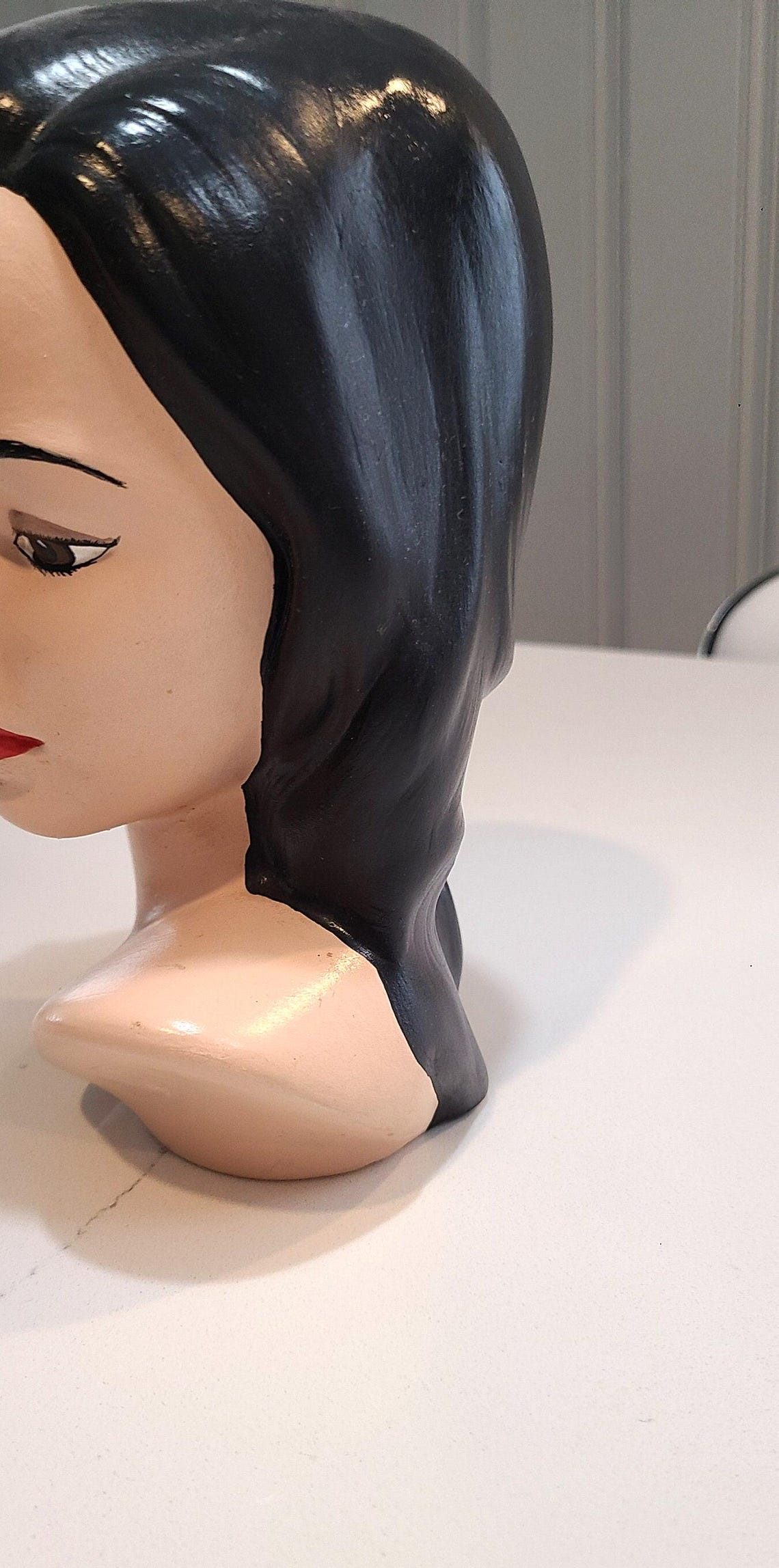 Vintage Mid Century Atomic Tiki Head Bust - Etsy