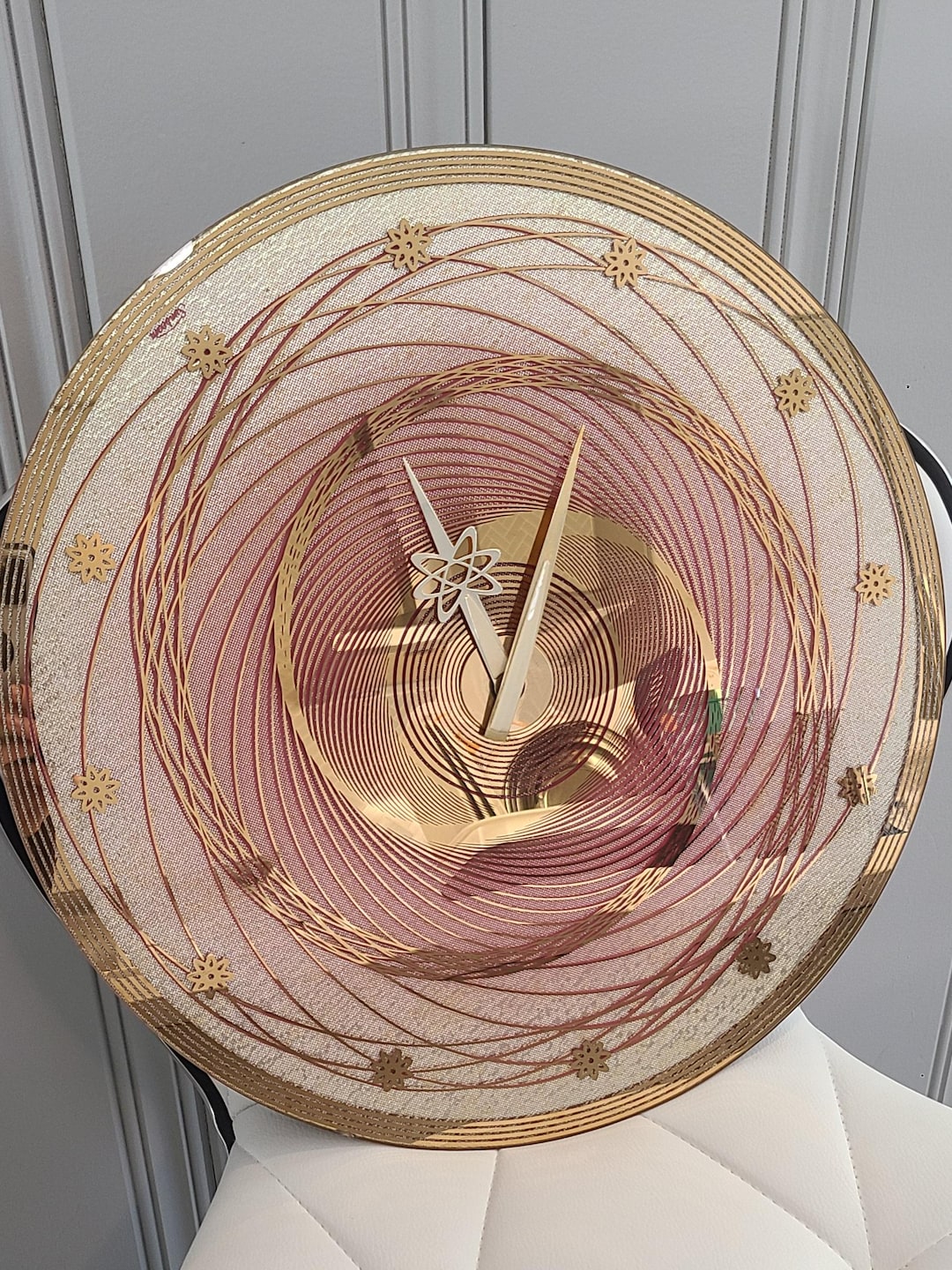 Vintage Atomic Midcentury Sunbeam Wall Clock - Etsy